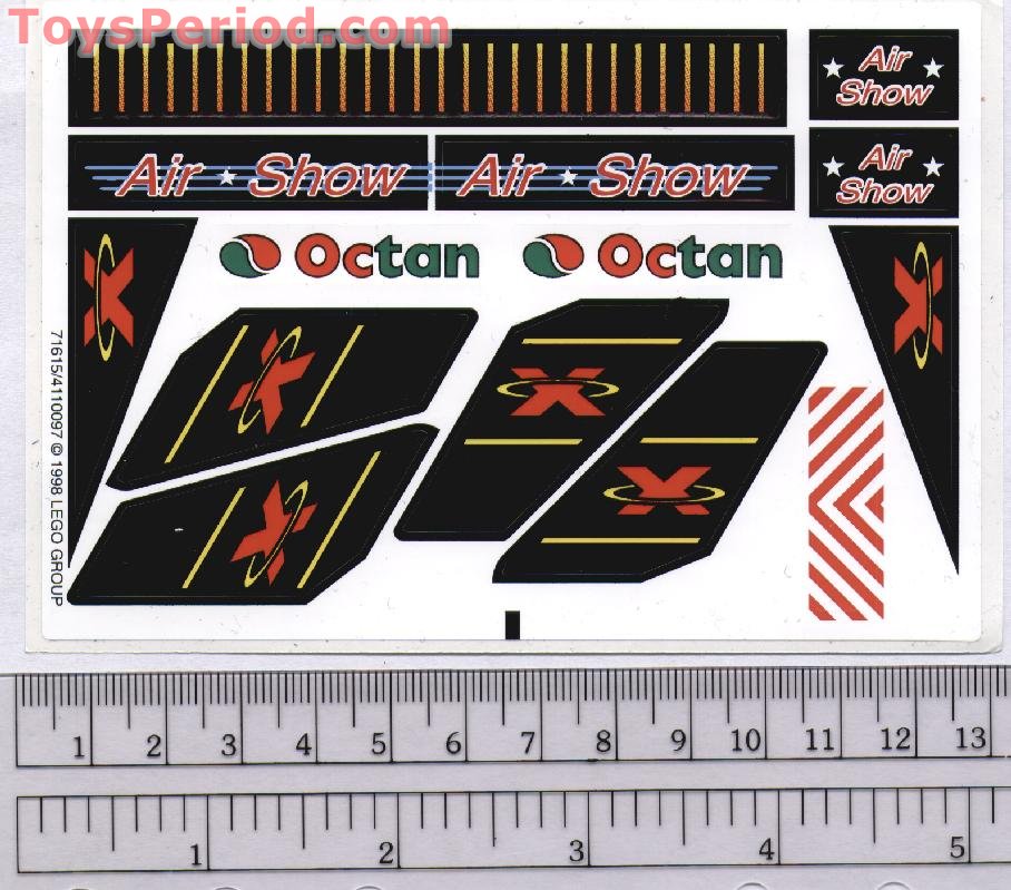 LEGO 6582 Daredevil Flight Squad Instructions and Parts List