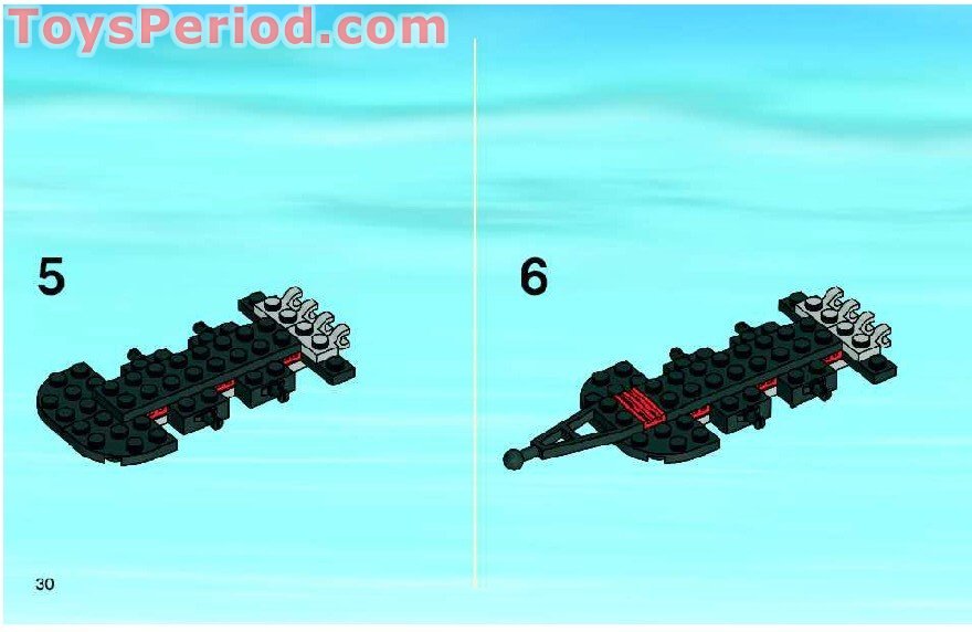 LEGO 7635 4wd with Horse Trailer Instructions and Parts List