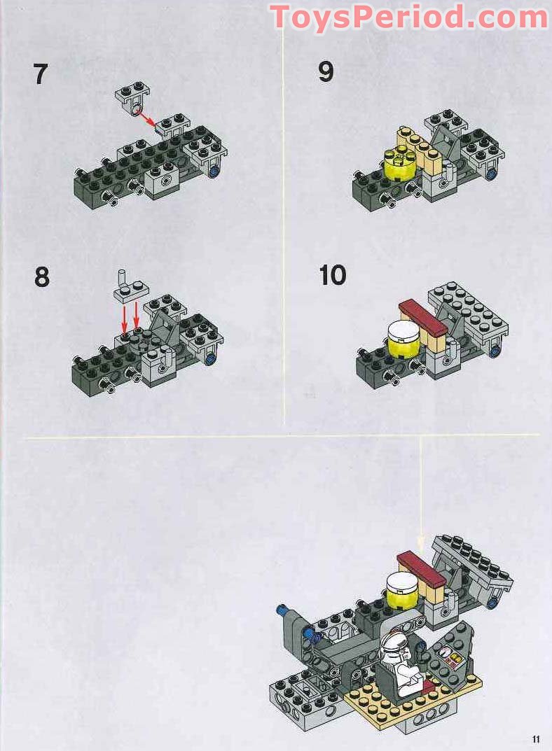 LEGO 7671 AT-AP Walker Instructions and Parts List