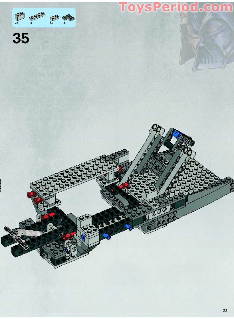 LEGO 7680 The Twilight Instructions and Parts List
