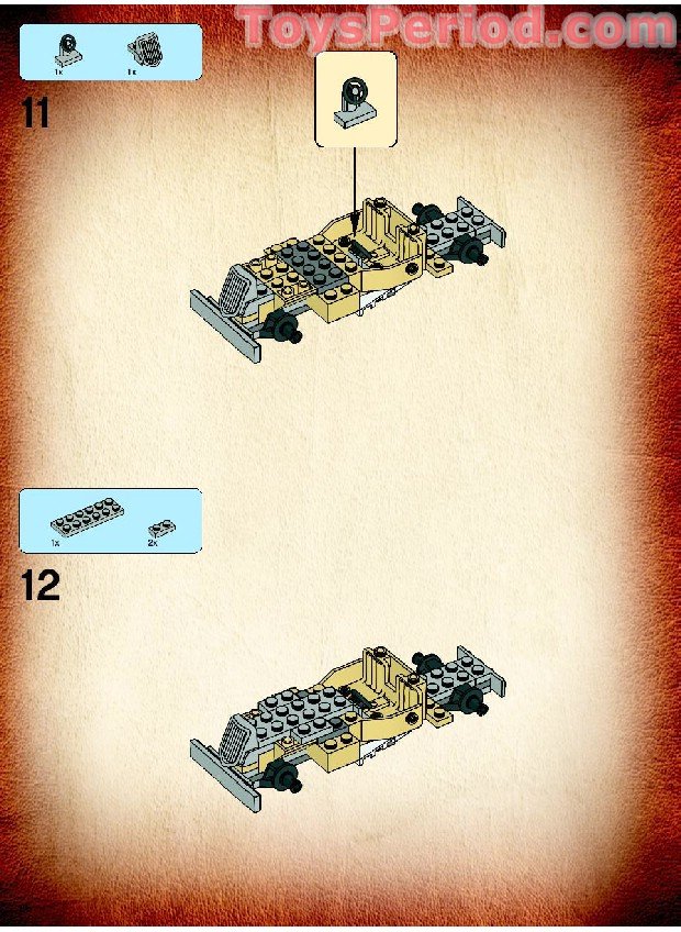 LEGO 7682 Shanghai Chase Instructions and Parts List
