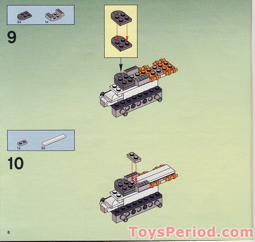 LEGO 7693 Etx Alien Strike Instructions and Parts List