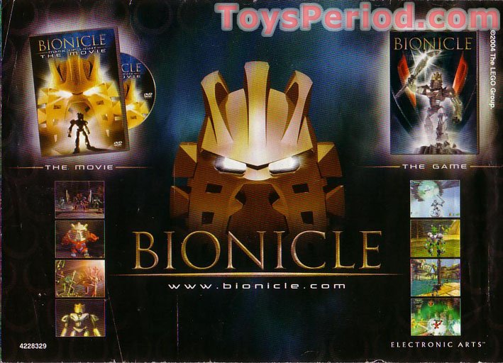 LEGO 8604 Toa Onewa Instructions and Parts List