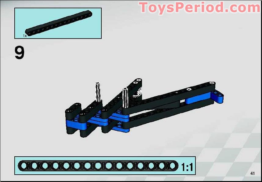 LEGO 8646 Speed Slammer Bike Instructions and Parts List