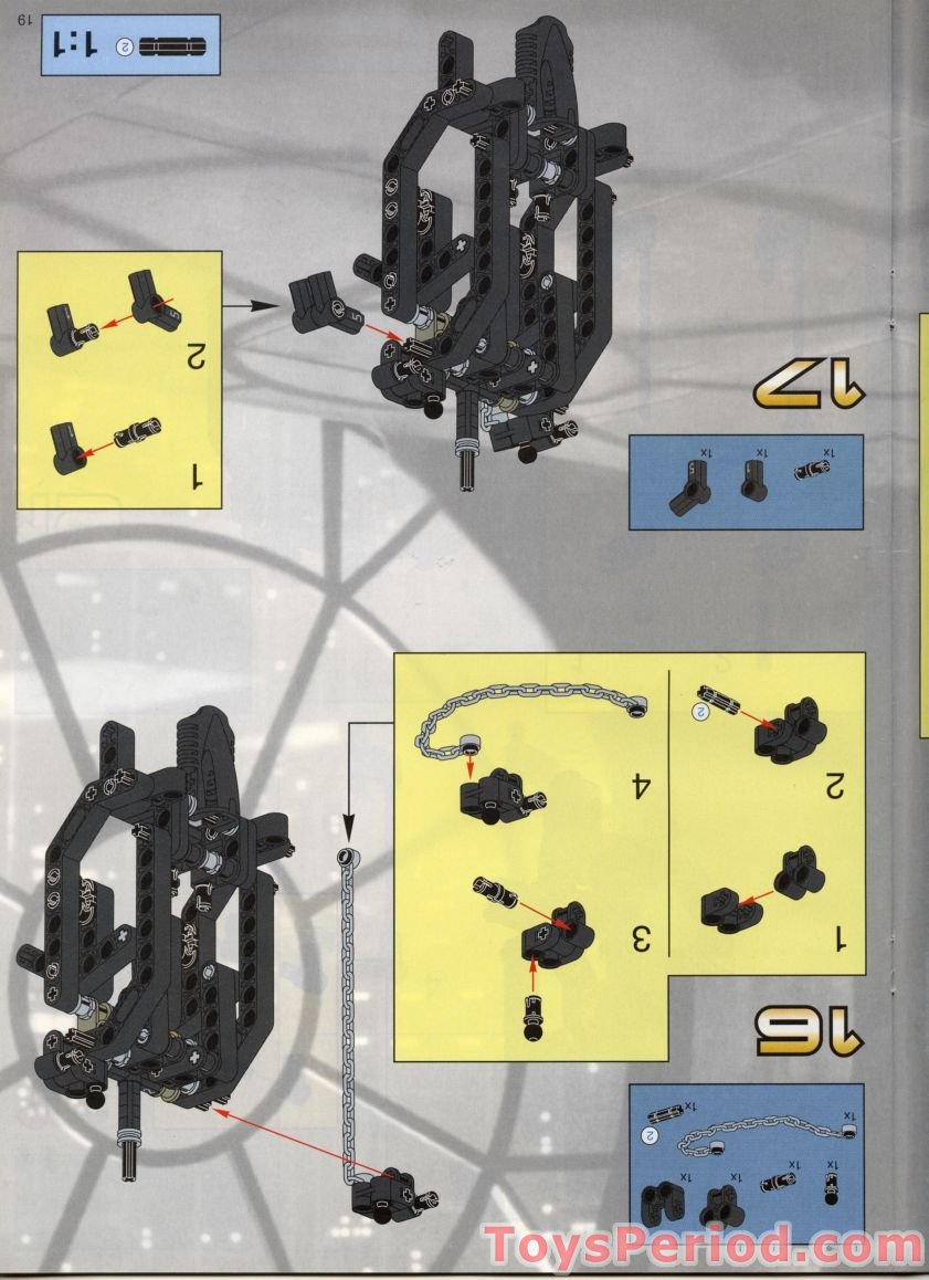 LEGO 8010 Darth Vader Instructions and Parts List