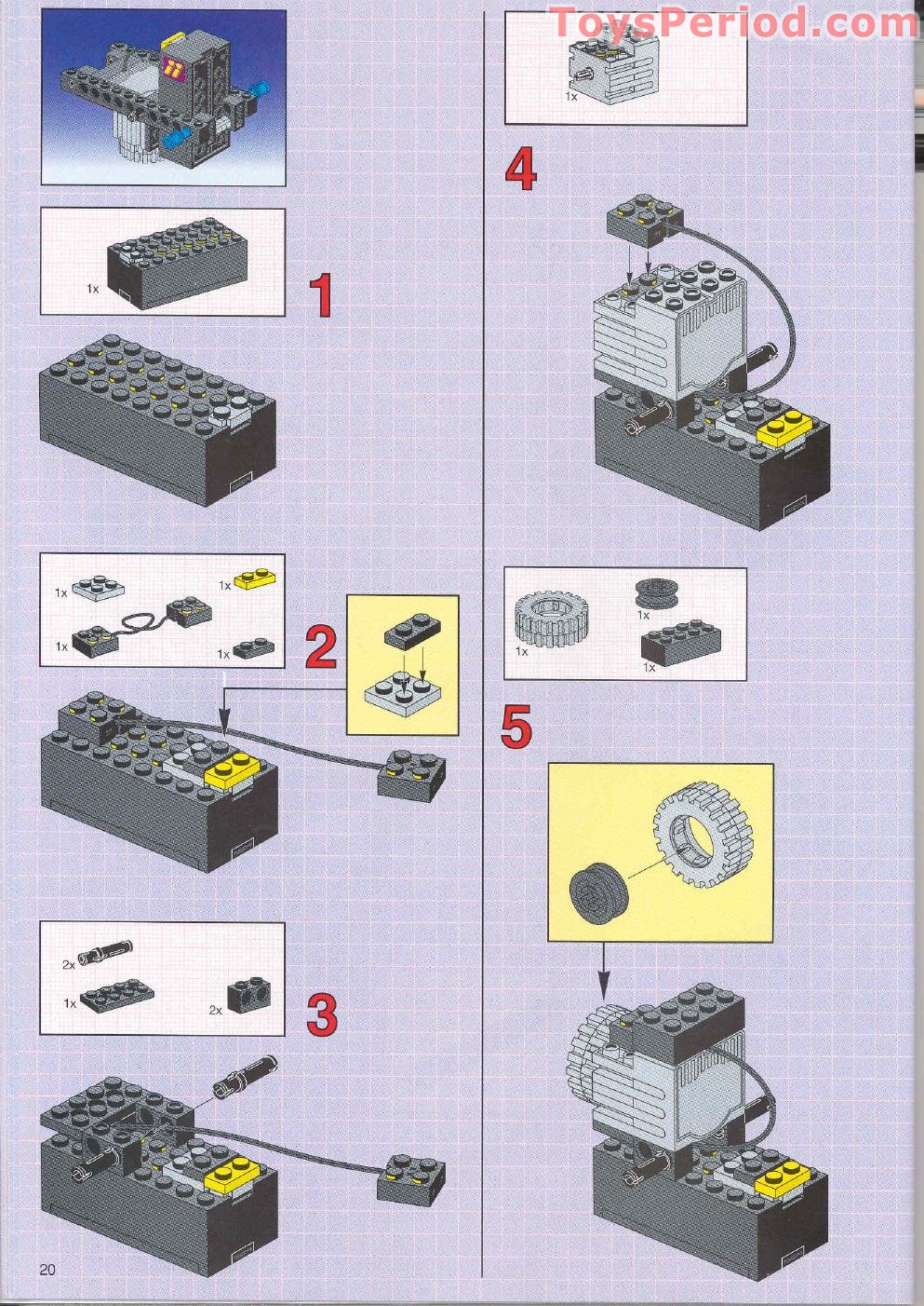 LEGO 8266 Super Challenge Instructions and Parts List