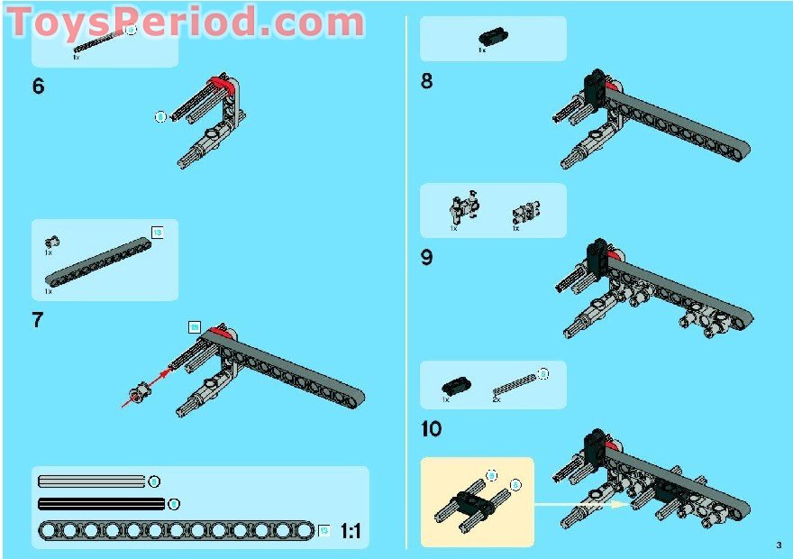 LEGO 8264 Hauler Instructions and Parts List