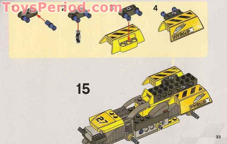 LEGO 8490 Desert Hopper Instructions and Parts List