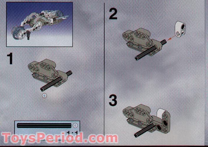 LEGO 8511 Frost Instructions and Parts List