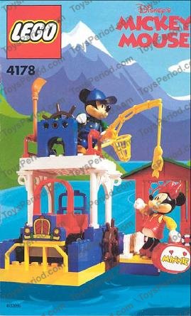 LEGO 4178 Mickey's Fishing Adventure Instructions and Parts List