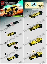 LEGO 8122 Desert Viper Instructions and Parts List