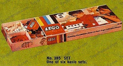 LEGO 285 Medium Basic Set Parts List