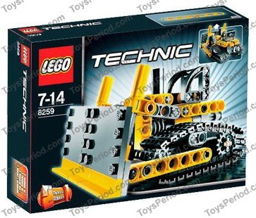 LEGO 8259 Mini Bulldozer Instructions and Parts List
