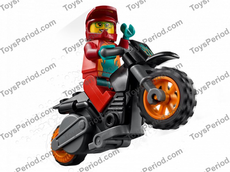 LEGO 60311 Fire Stunt Bike Set Parts List
