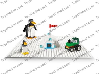 LEGO 11010 White Baseplate Set Parts List