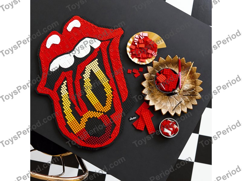 LEGO 31206 The Rolling Stones Set Parts List