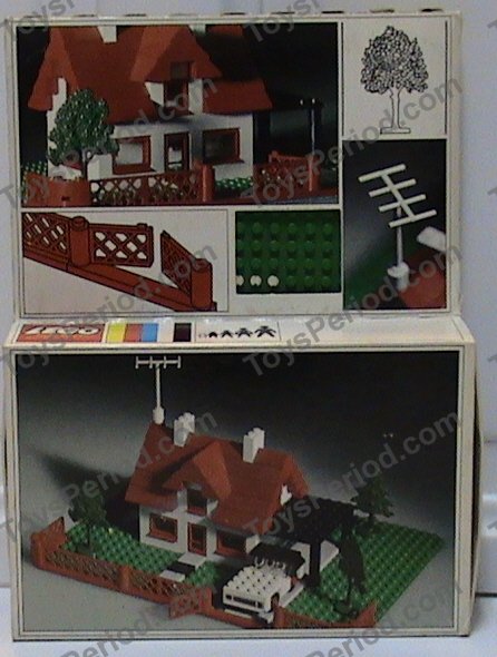 LEGO 346-2 House with Car Instructions and Parts List