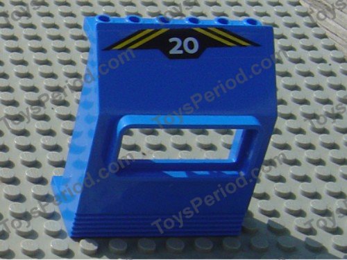 LEGO Sets with Part 30288pb01 Panel 3 x 6 x 6 Sloped with Window with ...
