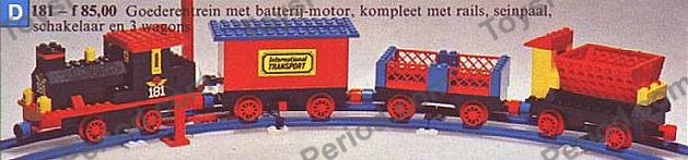 LEGO 181 Complete Train Set with Motor, Signals and Shunting Switch ...