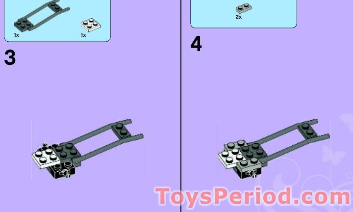 LEGO 3185 Summer Riding Camp Instructions and Parts List
