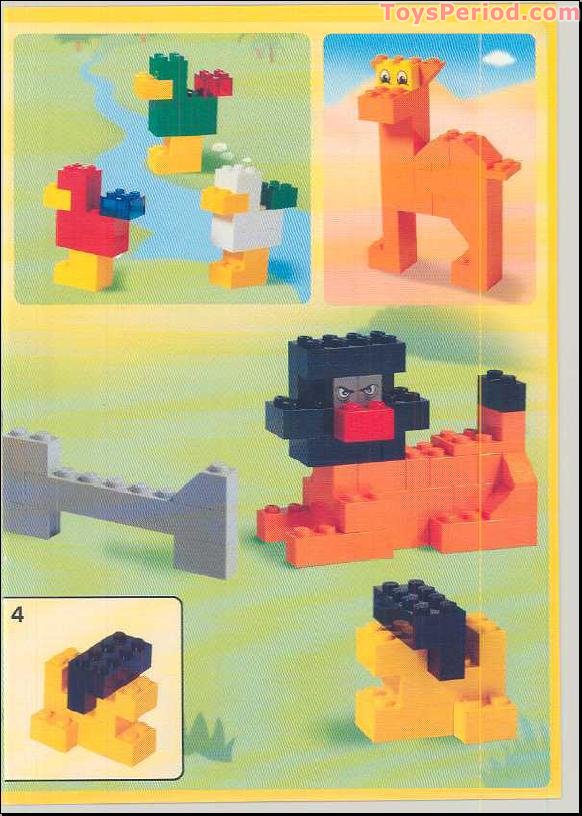 LEGO 4278 Blue Tub Instructions and Parts List