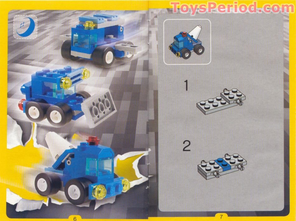 LEGO 4347-1 Auto Pod Instructions and Parts List