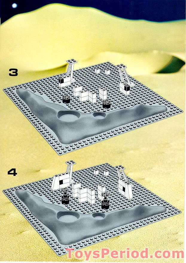 LEGO 6972 Polaris-I Space Lab Instructions and Parts List