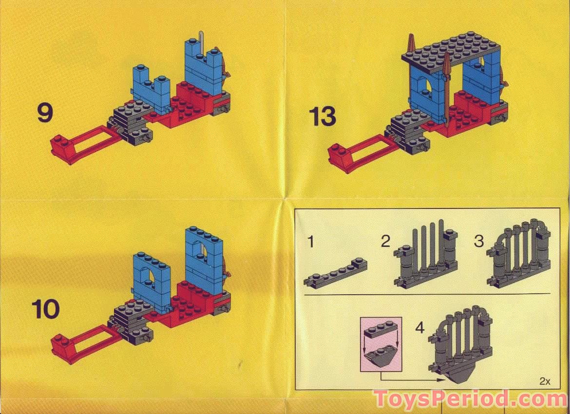 LEGO 6042 Dungeon Hunters Instructions and Parts List