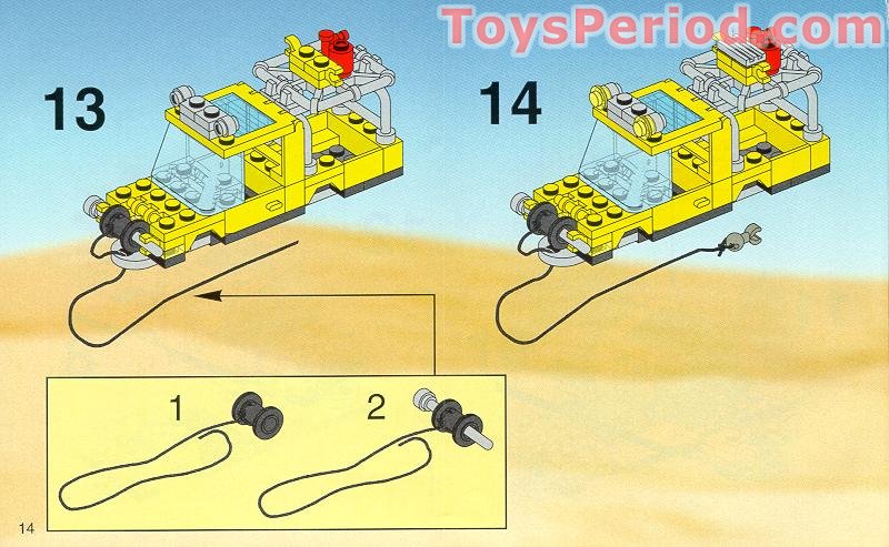 LEGO 6490 Amazon Crossing Instructions and Parts List