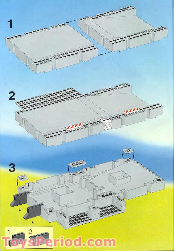 LEGO 6540 Pier Police Instructions and Parts List