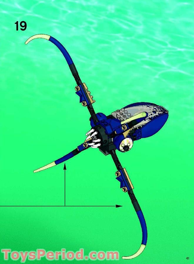 LEGO 7775 Aquabase Invasion Instructions and Parts List