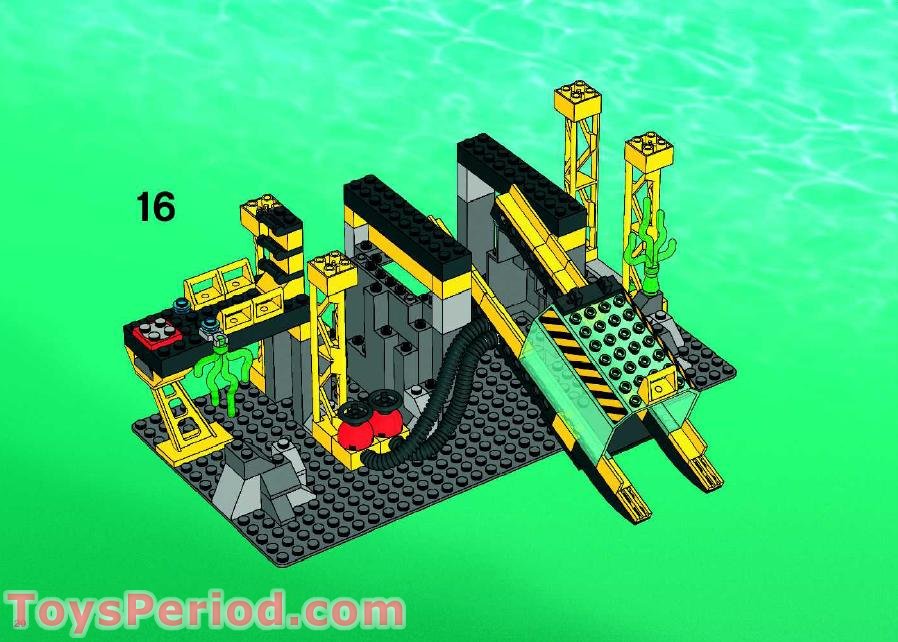 LEGO 7775 Aquabase Invasion Instructions and Parts List