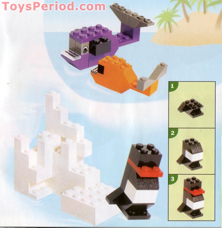 LEGO 7825 Creator Bucket Instructions and Parts List