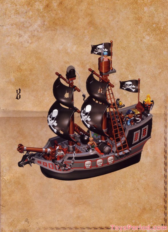 LEGO 7880 Duplo Big Pirate Ship Instructions and Parts List