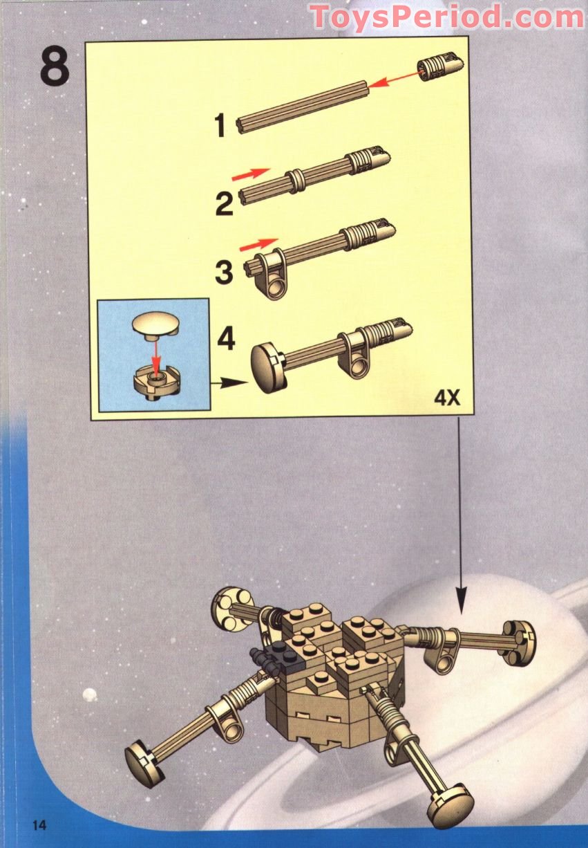 LEGO 7468 Saturn V Moon Mission Instructions and Parts List