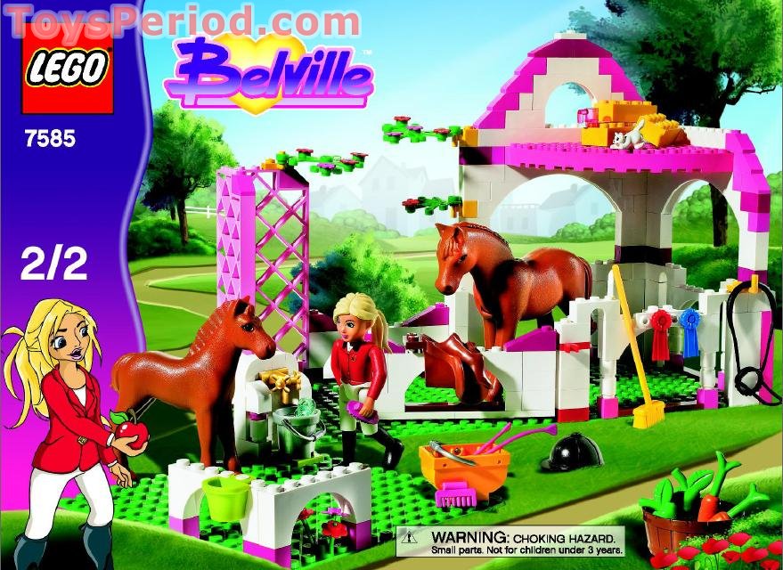 LEGO 7585 Pony Stable Instructions and Parts List