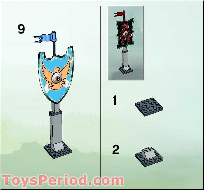 LEGO 8779 The Grand Tournament Instructions and Parts List