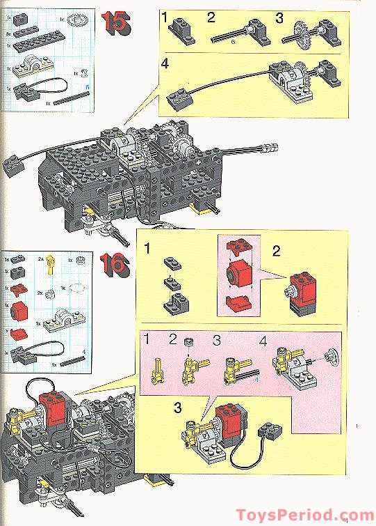 LEGO 8082 Multi Control Set Instructions and Parts List