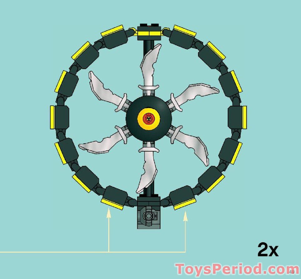 LEGO 8117 Storm Lasher Instructions and Parts List