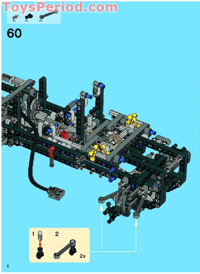 LEGO 8297 Off Roader Instructions and Parts List