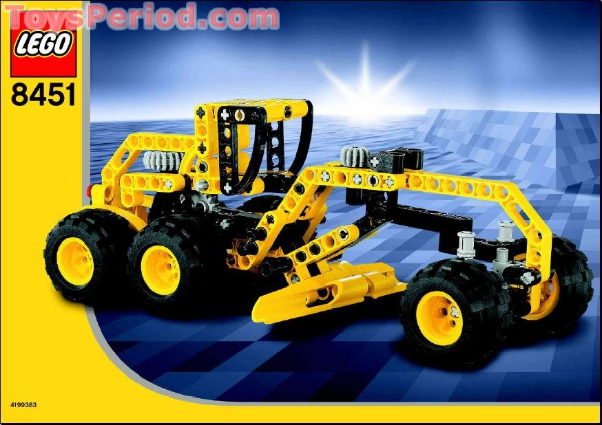 LEGO 8451 Dumper Instructions and Parts List