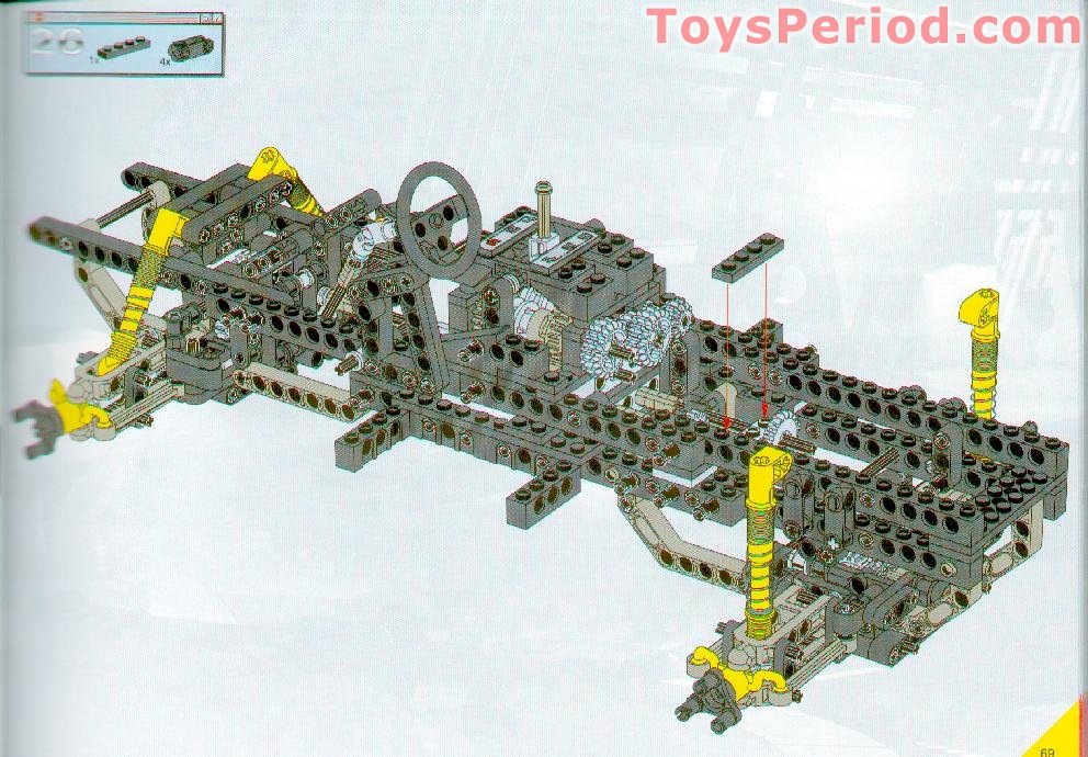 LEGO 8466 4x4 Off Roader Instructions and Parts List