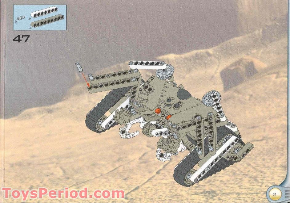 LEGO 8539 Manas Instructions and Parts List