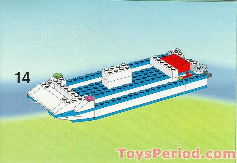 LEGO 2998 Stena Line Promotional Set: Hydrofoil Instructions and Parts List