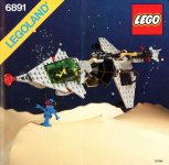 LEGO 6891 Gamma-V Laser Craft Instructions and Parts List
