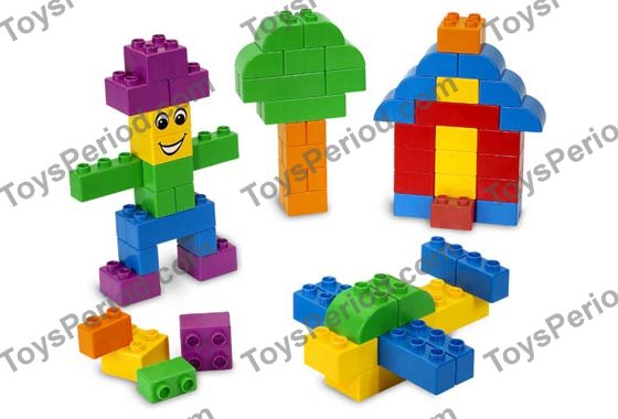 LEGO 5357 Large Quatro Bucket - 75 Extra Large Bricks Set Parts List