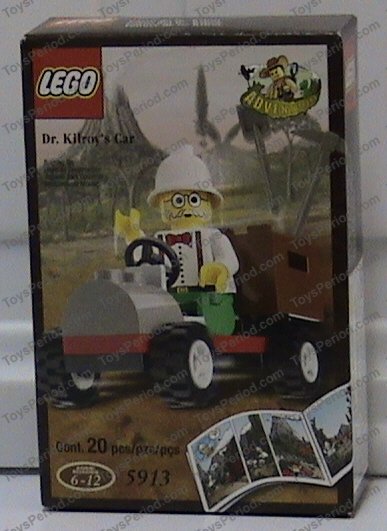 LEGO 5913 Dr. Lightning's Car Instructions and Parts List