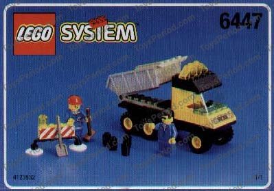 LEGO 6447 Dumper Instructions and Parts List