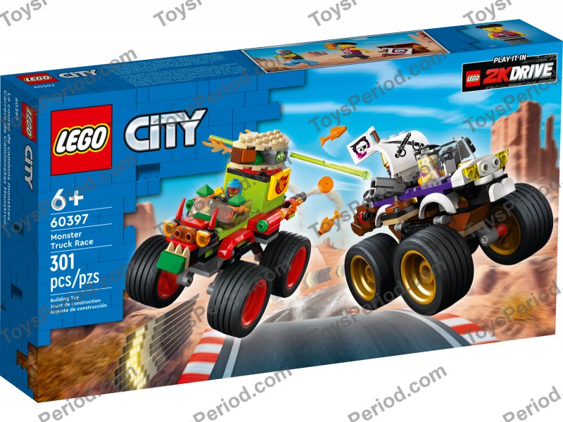 LEGO 60397 Monster Truck Race Set Parts List