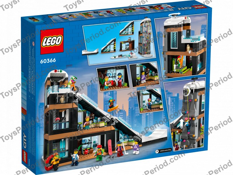LEGO 60366 Ski and Climbing Center Set Parts List